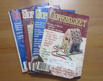 Vintage - the Workbasket - 4 Issues From 1985 - Etsy