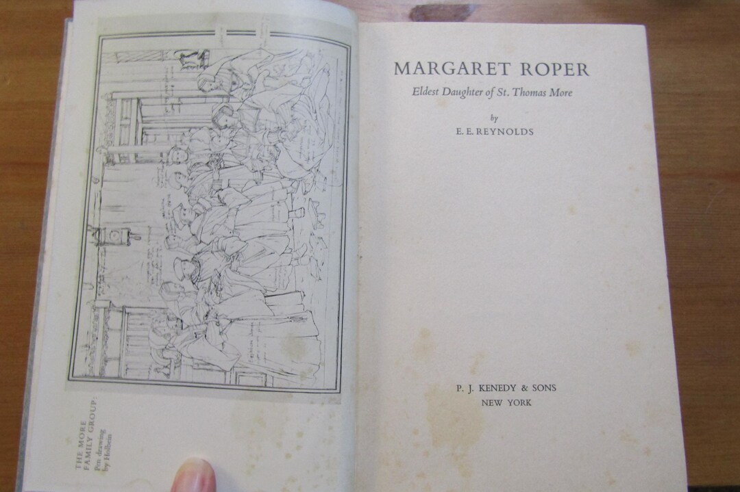 Margaret Roper- Daughter of St Thomas More- 1960 First Edition - Etsy