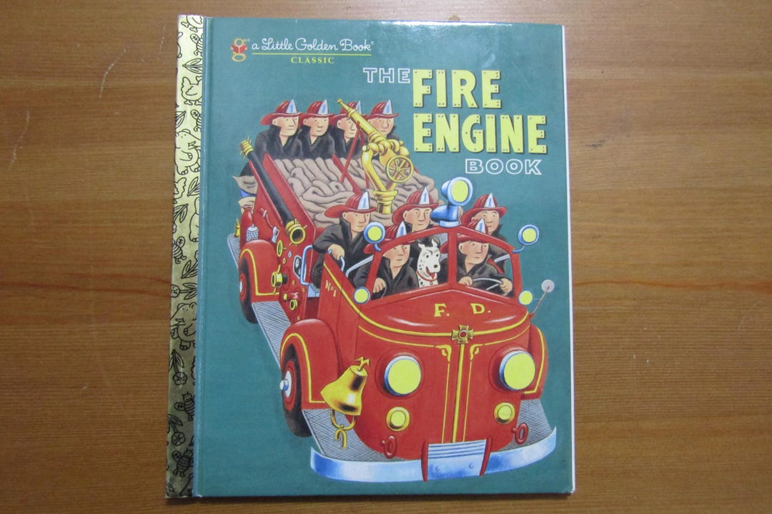 The Fire Engine Book - Etsy