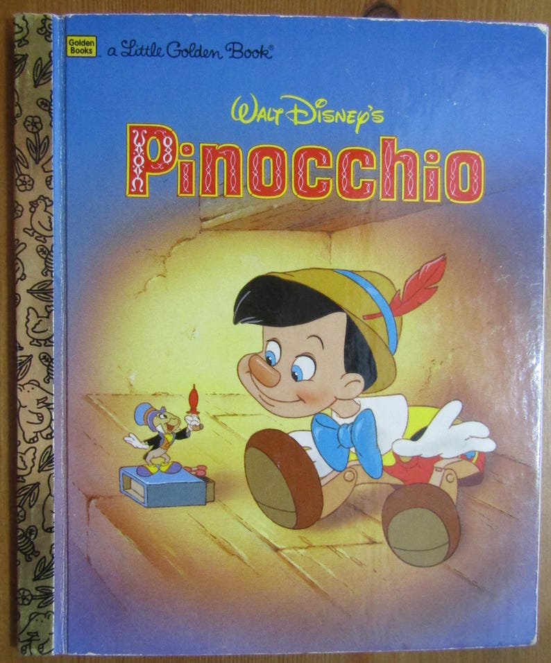Pinocchio Walt Disney's 1996 - Etsy