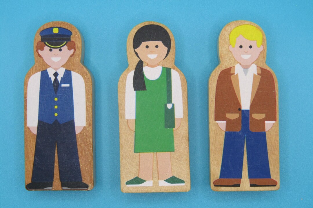Melissa & Doug People Blocks - Etsy
