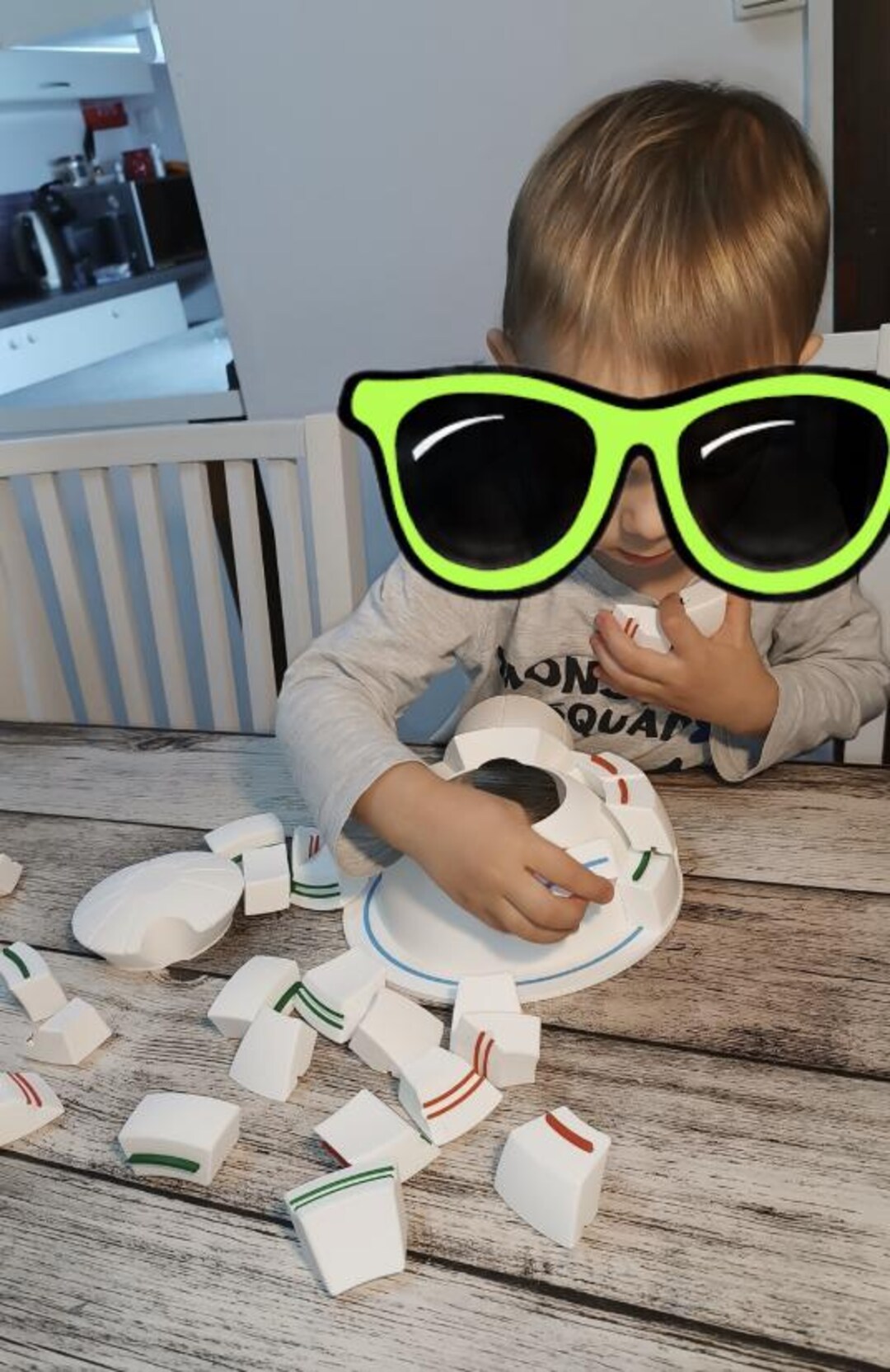 Educational IGLOO Puzzle Fine Motor Skills Basic Colors Counting Non ...