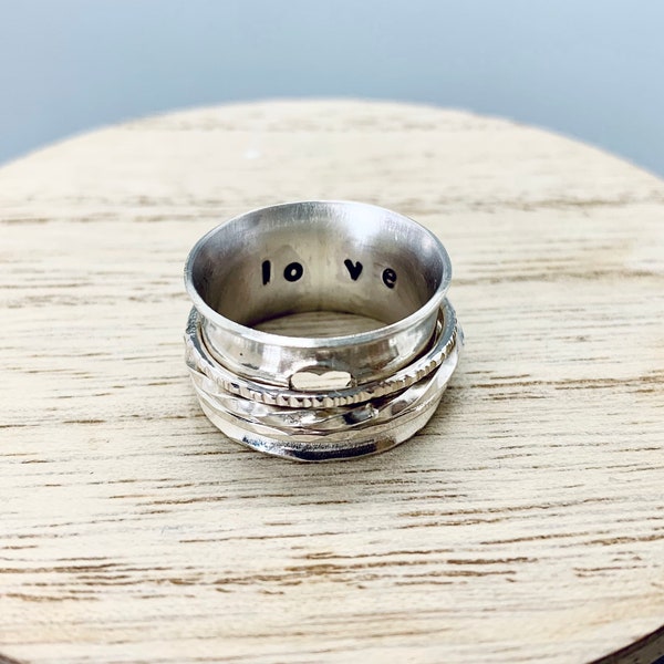 Love Token Ring - Etsy