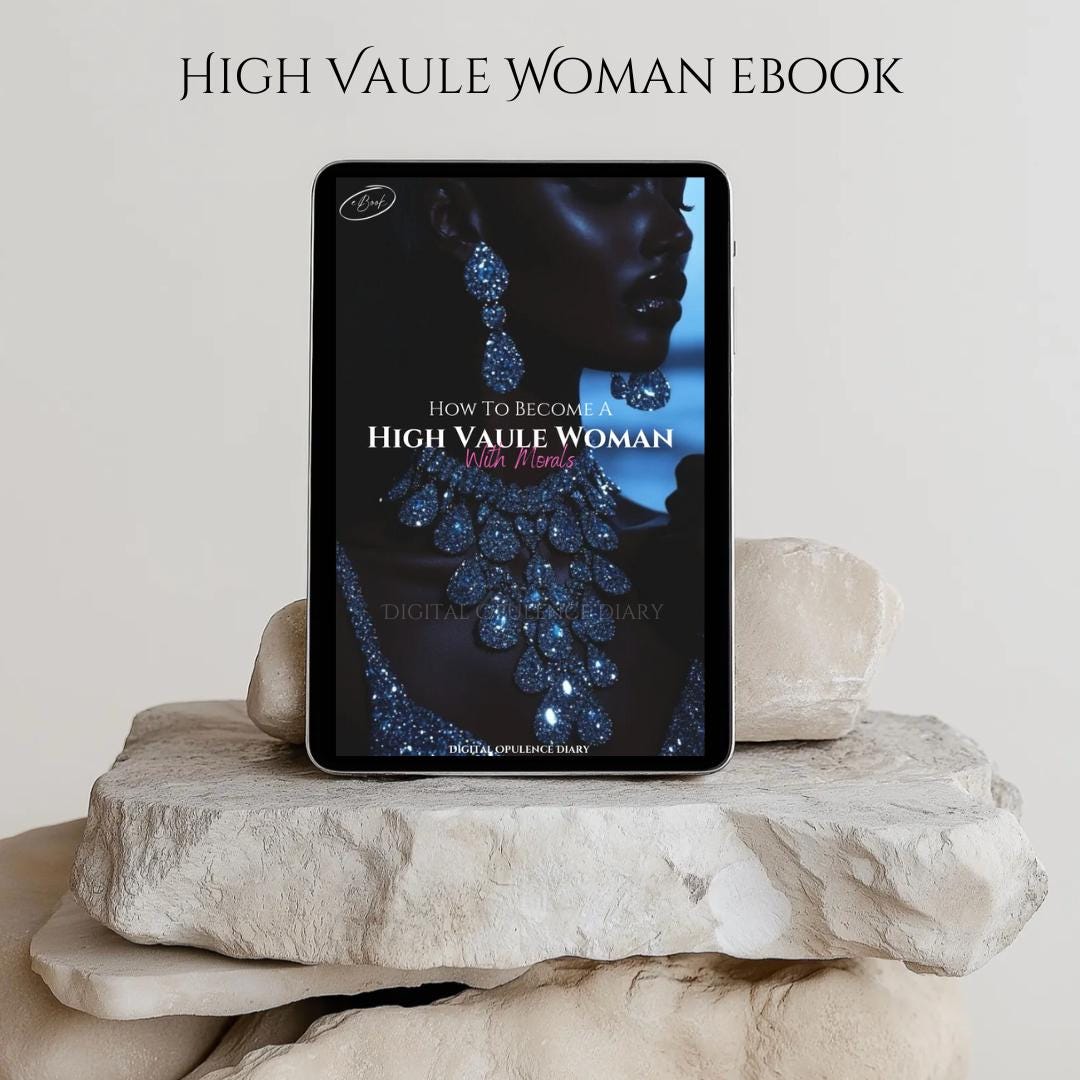 How to Become A High Value Woman With Morals Adult Digital Ebook PDF ...