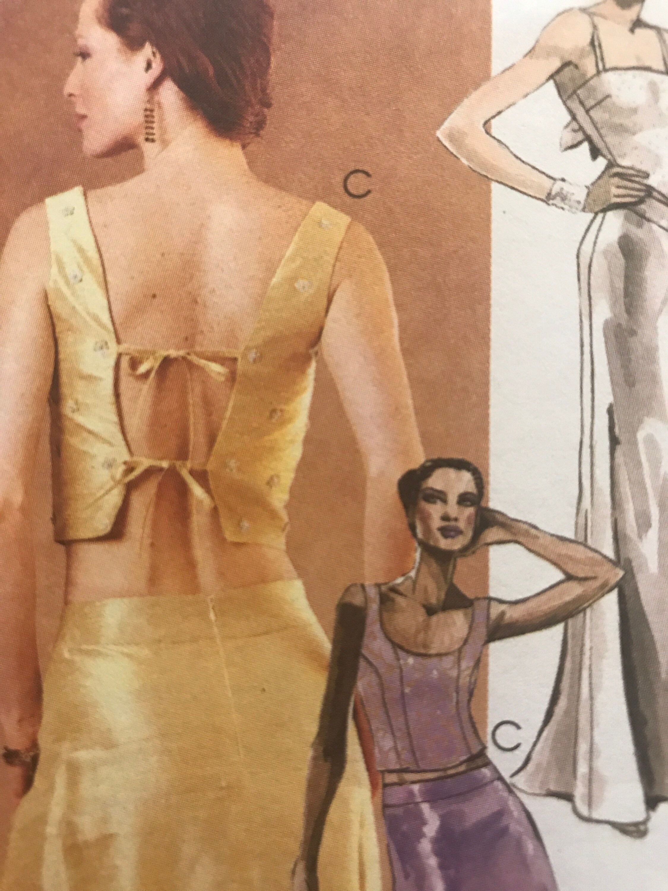 3 Tops, Halter, Strapless, and Princess Seam / Bustier, With Back Ties ...