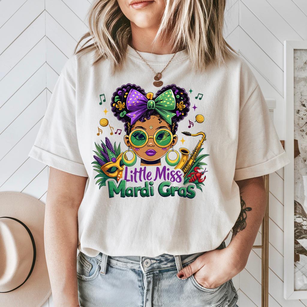 Little Miss Mardi Gras Png, Preppy Mardi Gras Png, Fat Tuesday Png - Etsy