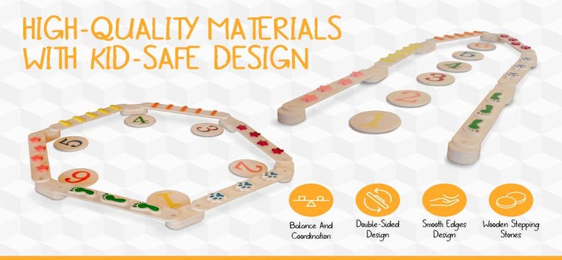 Wooden Stackable Balance Beam and Obstacle Course - Etsy