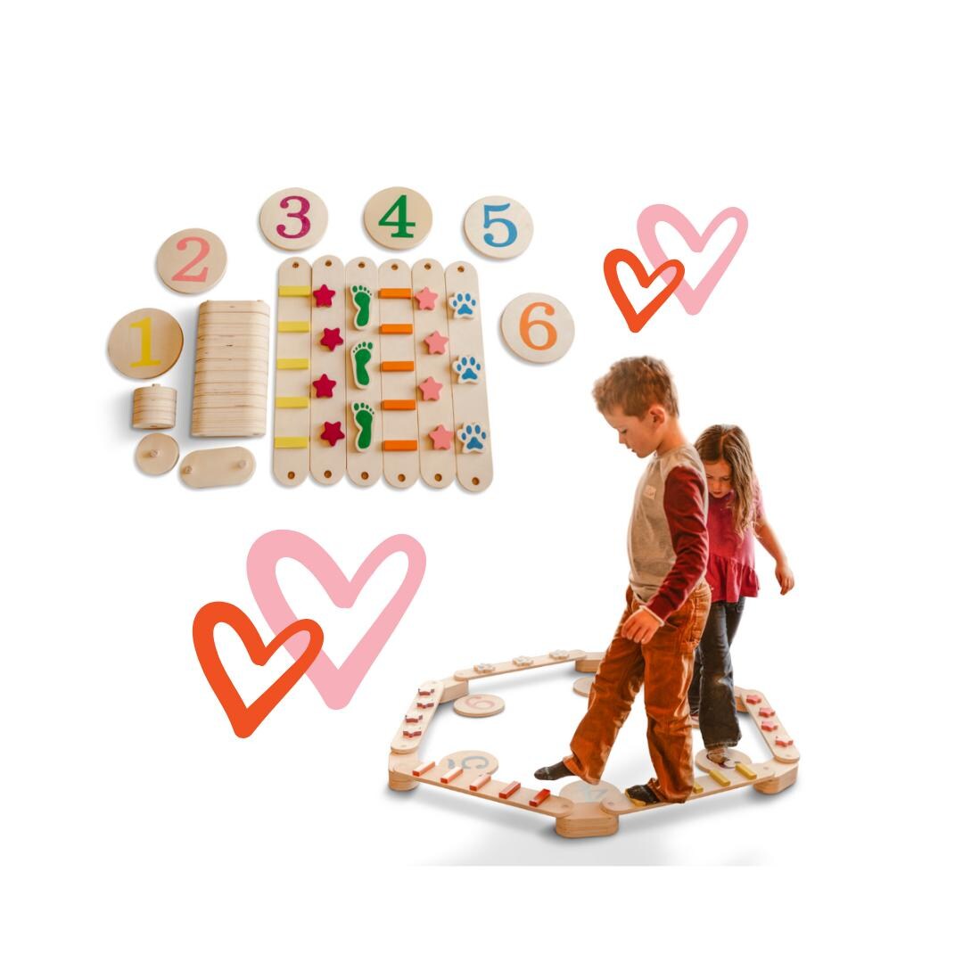 Wooden Stackable Balance Beam and Obstacle Course - Etsy