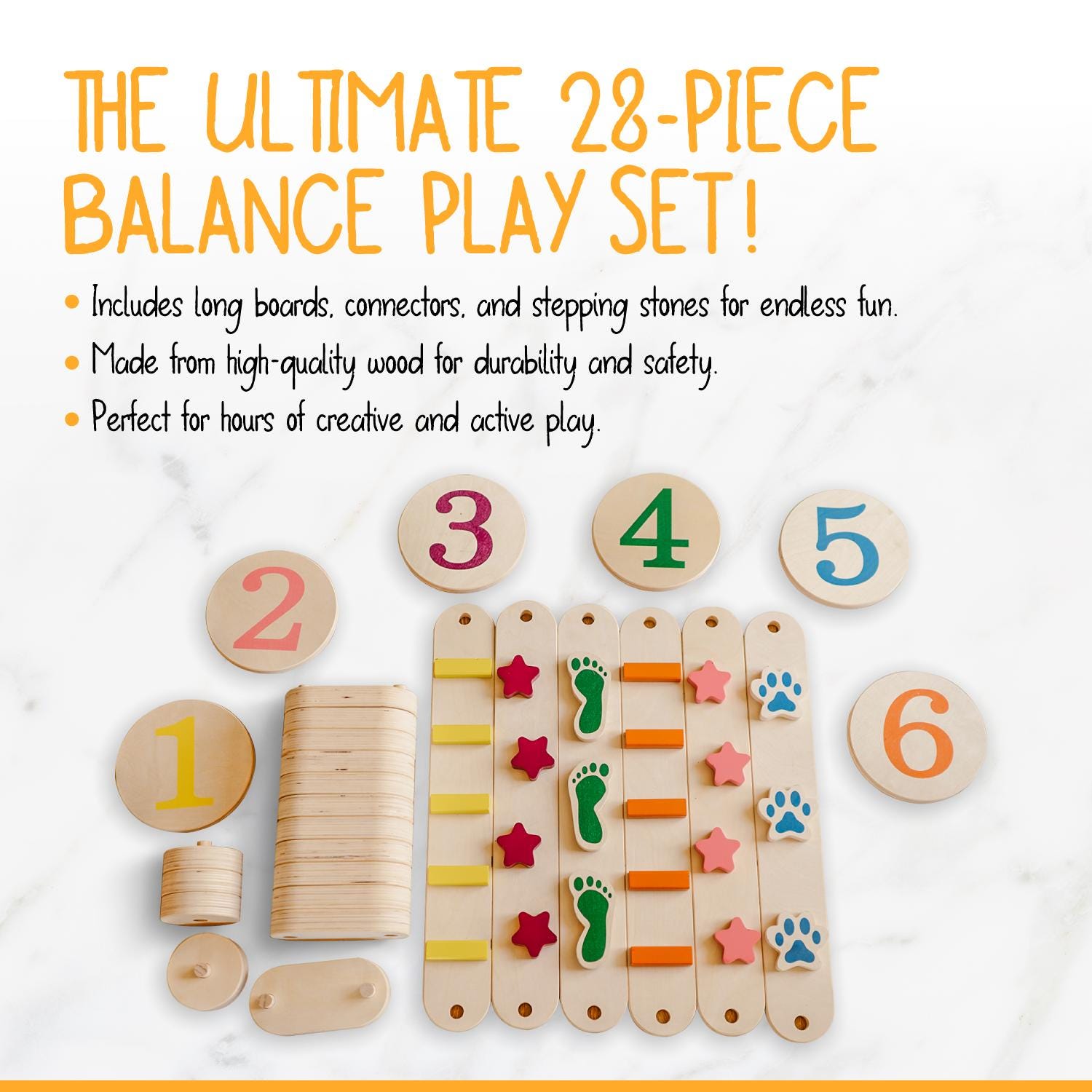 Wooden Stackable Balance Beam and Obstacle Course - Etsy