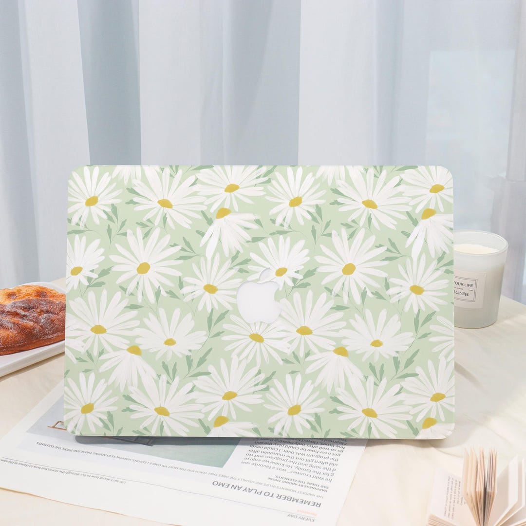 Custom Green Flora Pattern MacBook Case,macbook Case for Pro 13-14-15/ ...