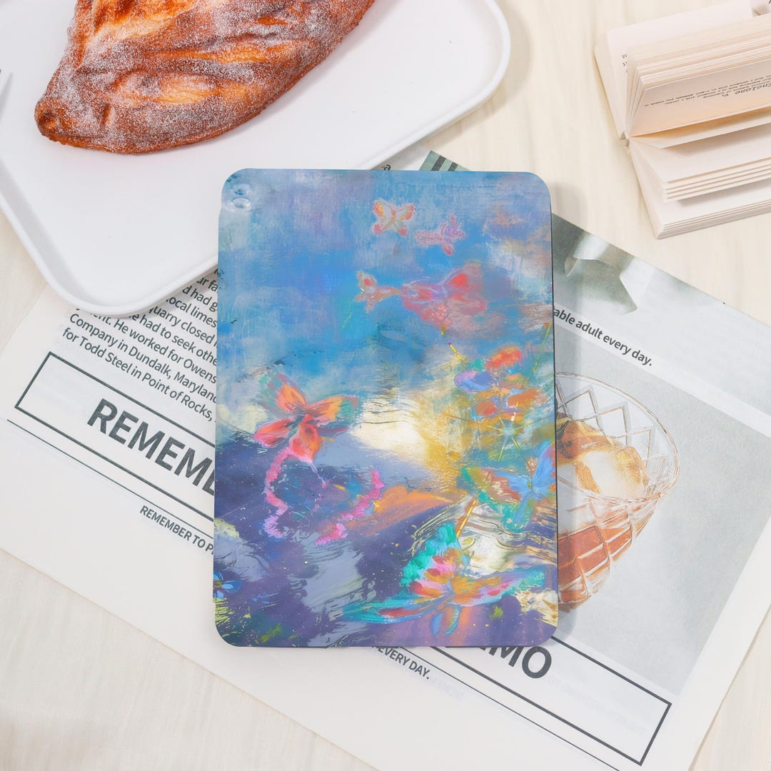 Oil Painting Colourful Butterfly Series Customized Kindle Case Custom ...