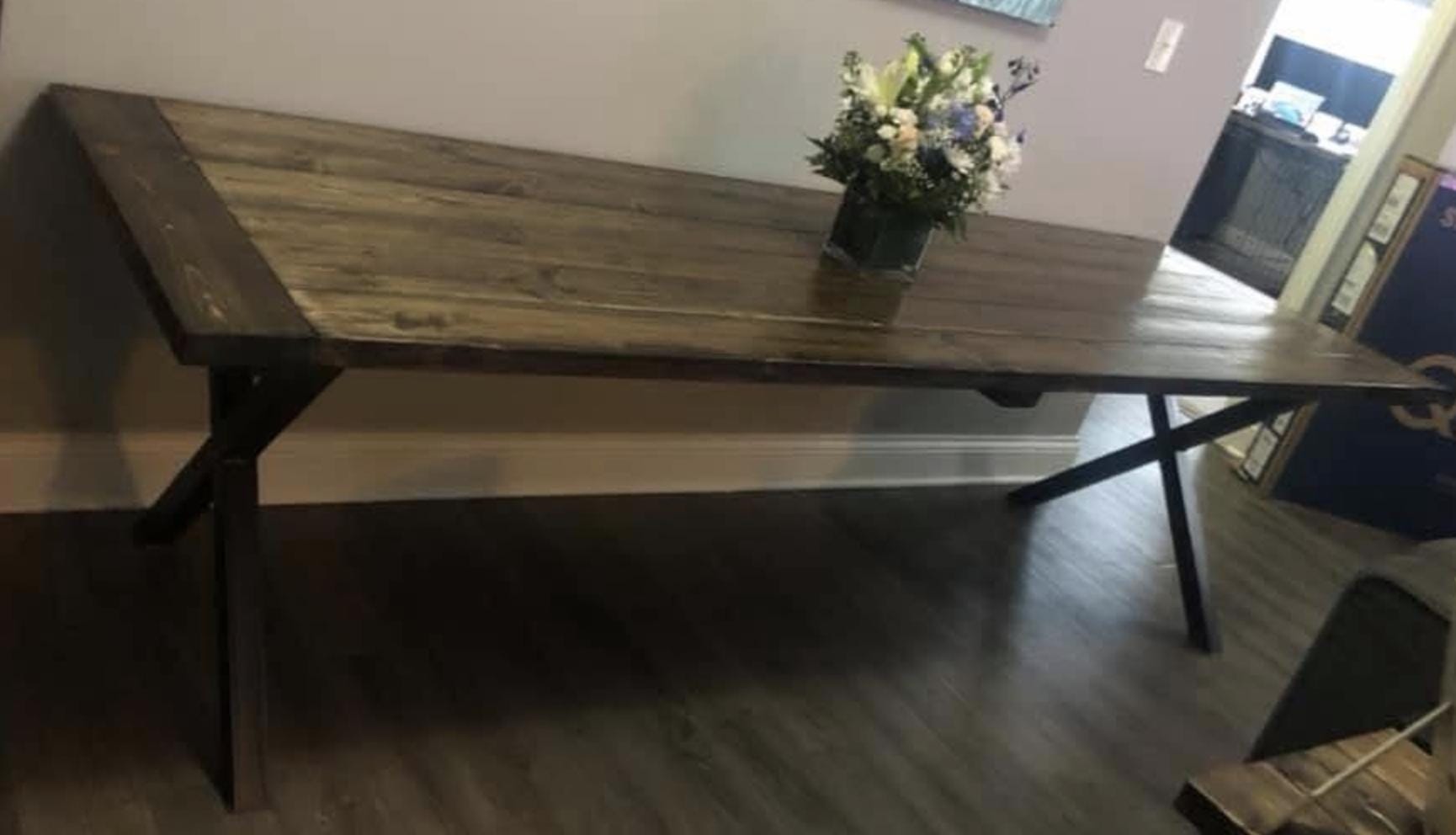 Rustic Farmhouse Dining Table - Etsy