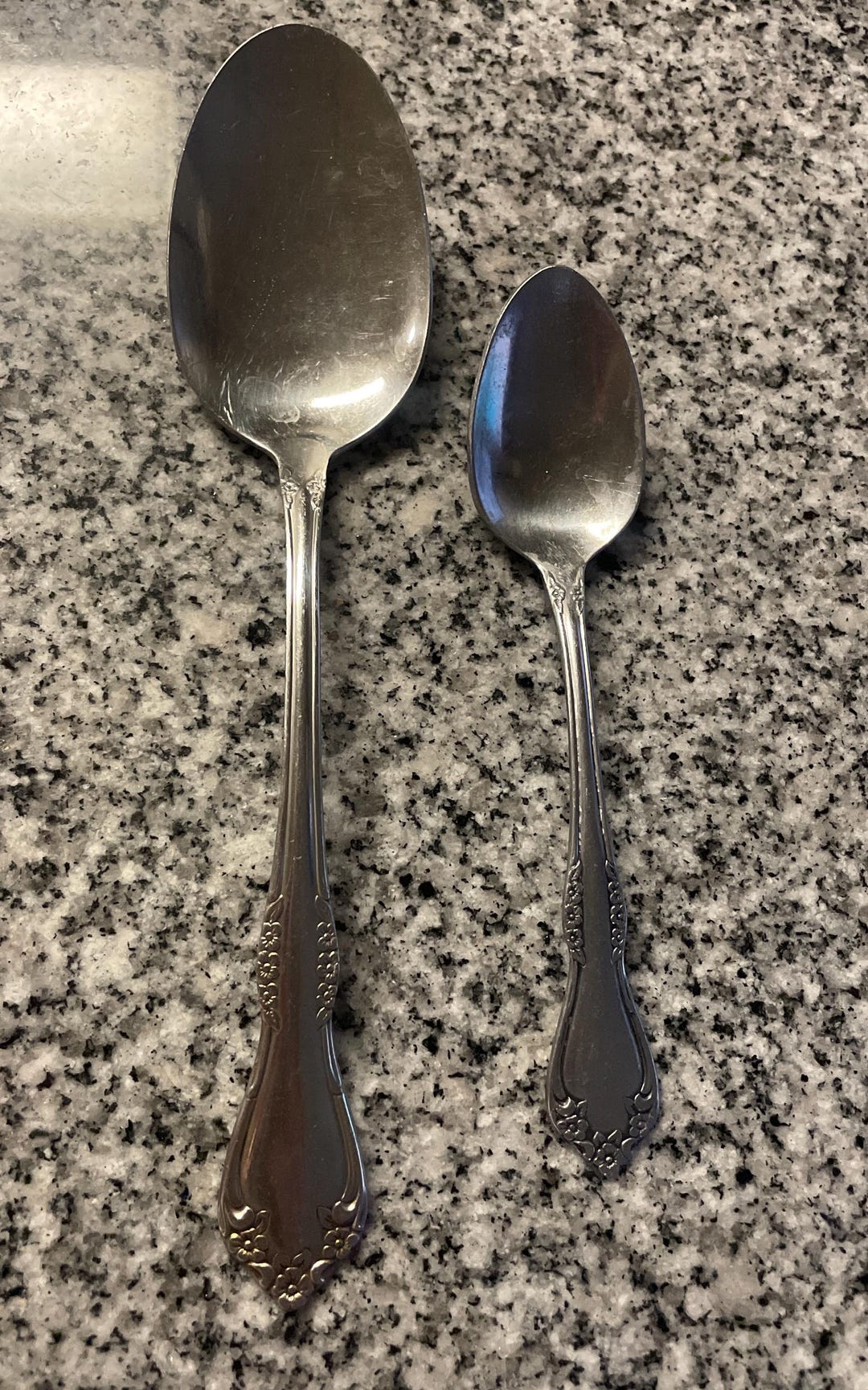 2 Piece Oneida Wm A Rogers Mansfield Amadeus Stainless Flatware - Etsy