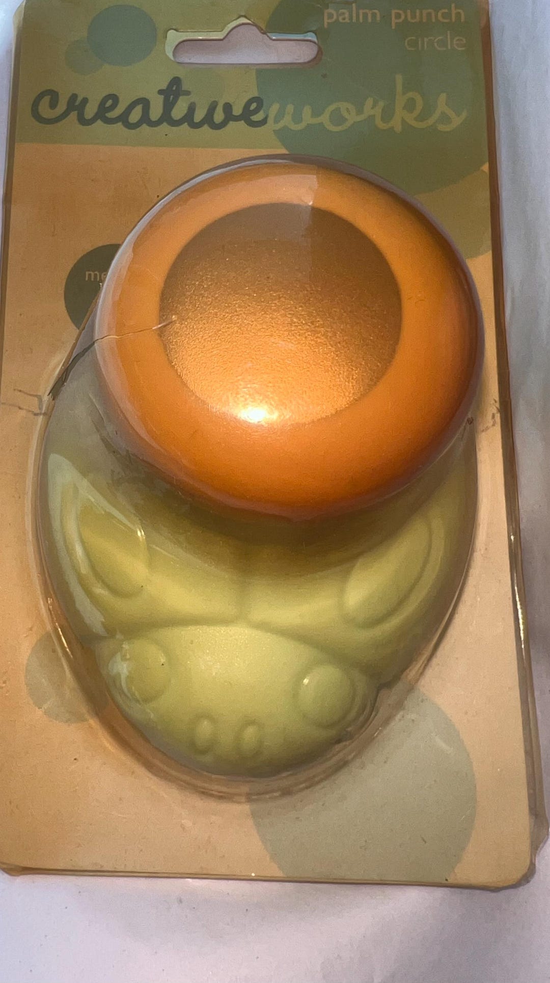 Very Rare 2005 Turtle Punch, by Creative Works, Medium Palm Round ...