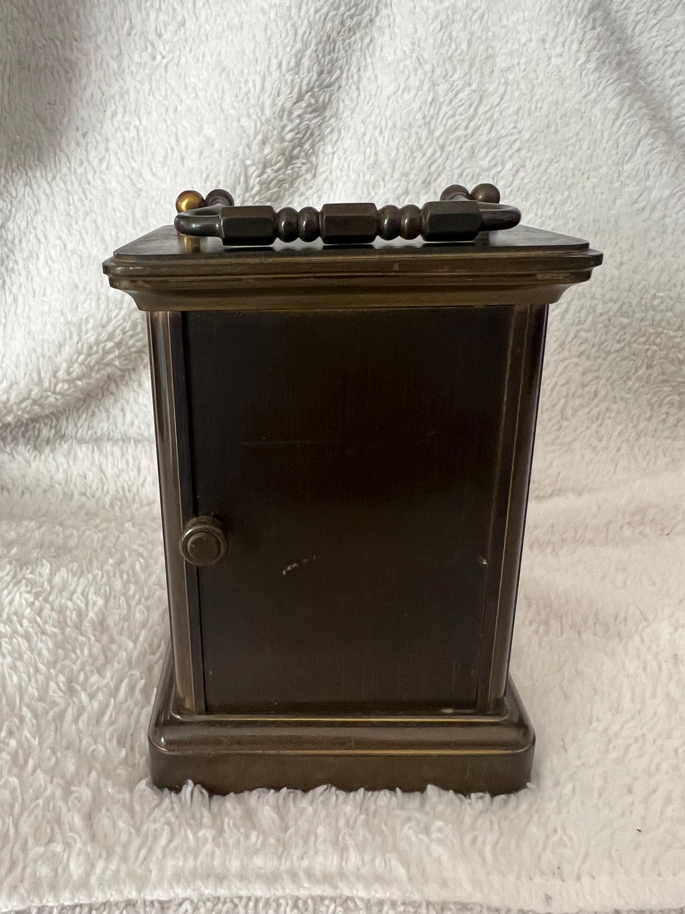 Tiffany & Co. Brass Desk Carriage Clock, Vintage - Etsy