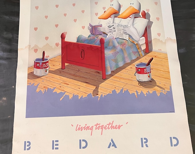 Michael Bedard "living Together" Lithograph Print on Poster From an ...