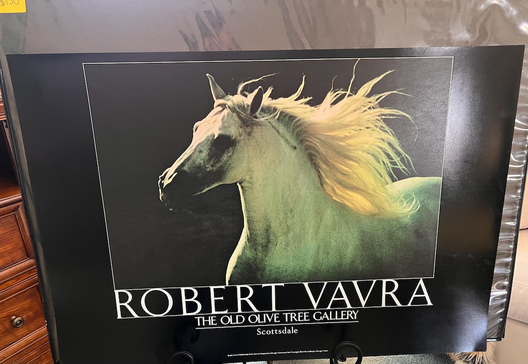 Vintage 1980s “galloping Horse“ Poster, by Robert Vavra, Published by ...