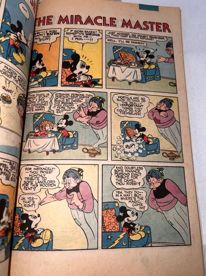 Walt Disneys Mickey Mouse Comic, 60th Anniversary Special Issue - Etsy
