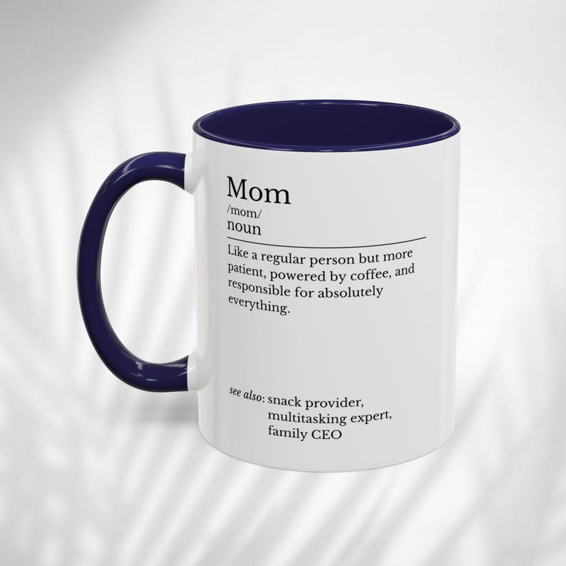 Minimalist Mom Definition Mug - Funny Mother's Day Coffee Cup Gift for ...
