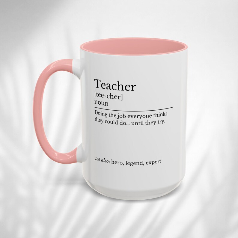 Teacher Definition Mug - Educator & Classroom Hero Gift - Etsy