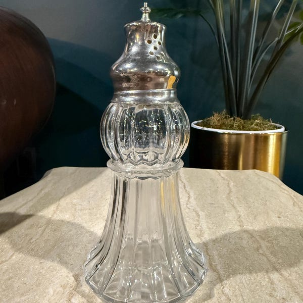 Glass Powder Jar - Etsy