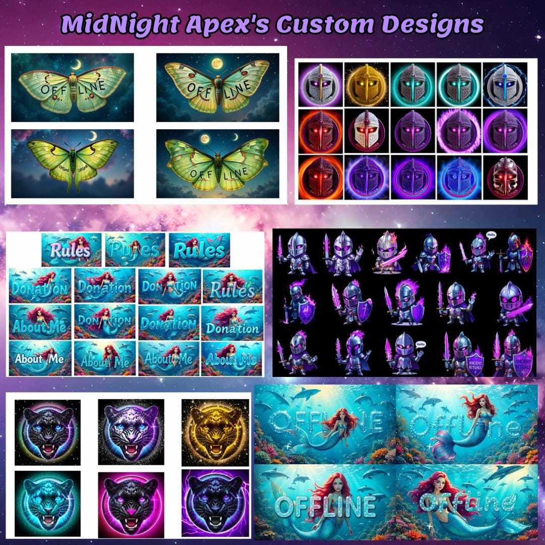 All in One Twitch Starting Pack (emojis, Twitch Badges, Twitch Banner ...