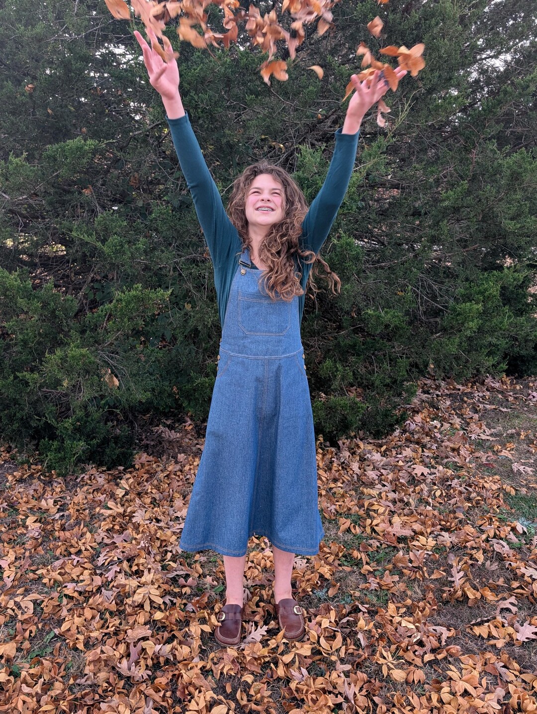Ladies Long Modest Denim Overall Jumper - Multiple Sizes - Etsy