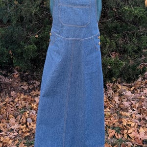 Ladies Long Modest Denim Overall Jumper - Multiple Sizes - Etsy
