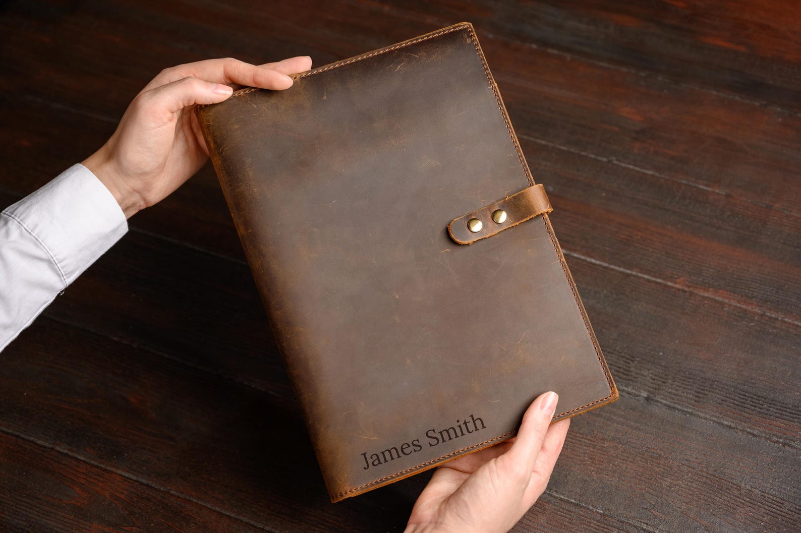 Leather Padfolio Personalized, Custom Padfolio Perfect Travel ...