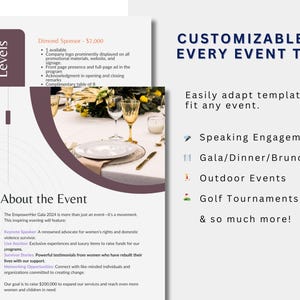 Event Sponsorship Proposal Template: 8-page Brochure (canva, Digital ...