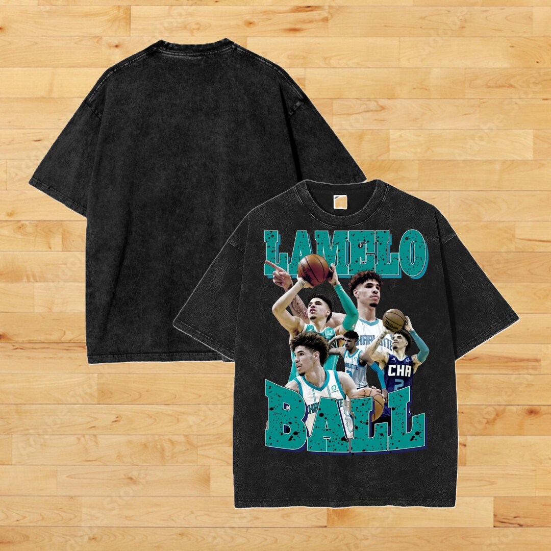 Lamelo Ball Oversize Snow Washed T-shirt Lamelo Ball Gift for Him - Etsy