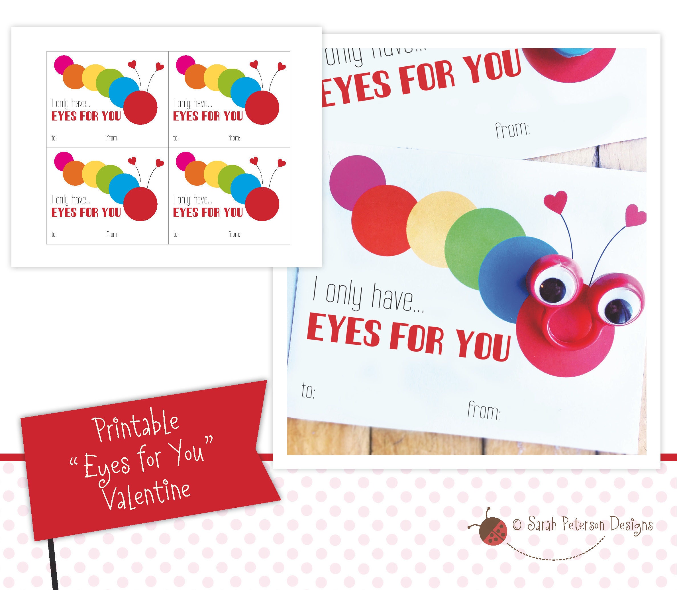 PRINTABLE - I Only Have Eyes for You - DIY Googly Eyes Finger Puppet ...