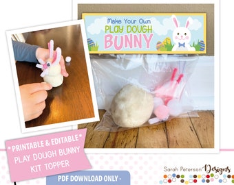 Instant Download PRINTABLE - EDITABLE Make Your Own "play Dough Snowman ...
