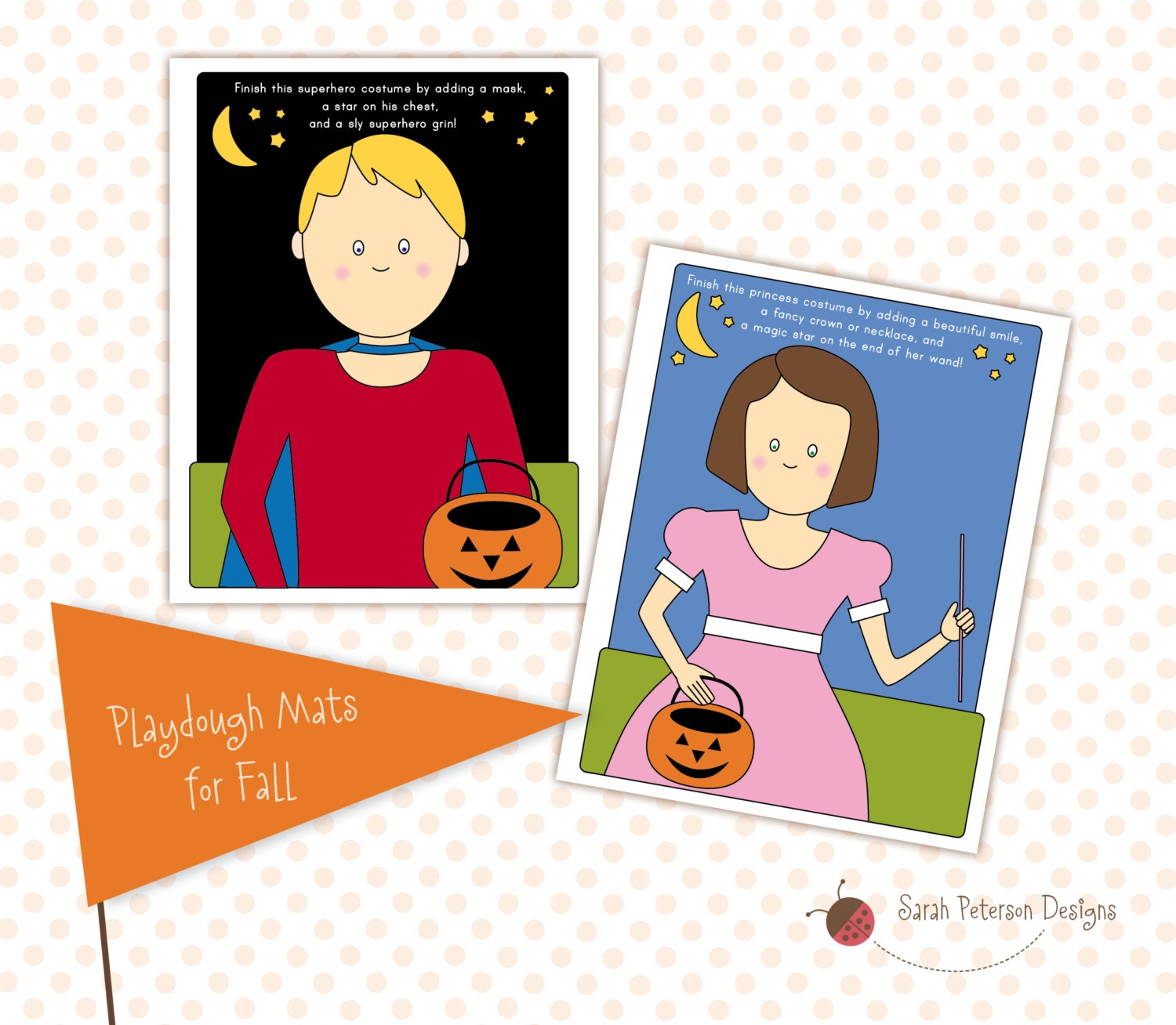 Fall Themed Play Dough Mats - Instant Download Printable - Etsy