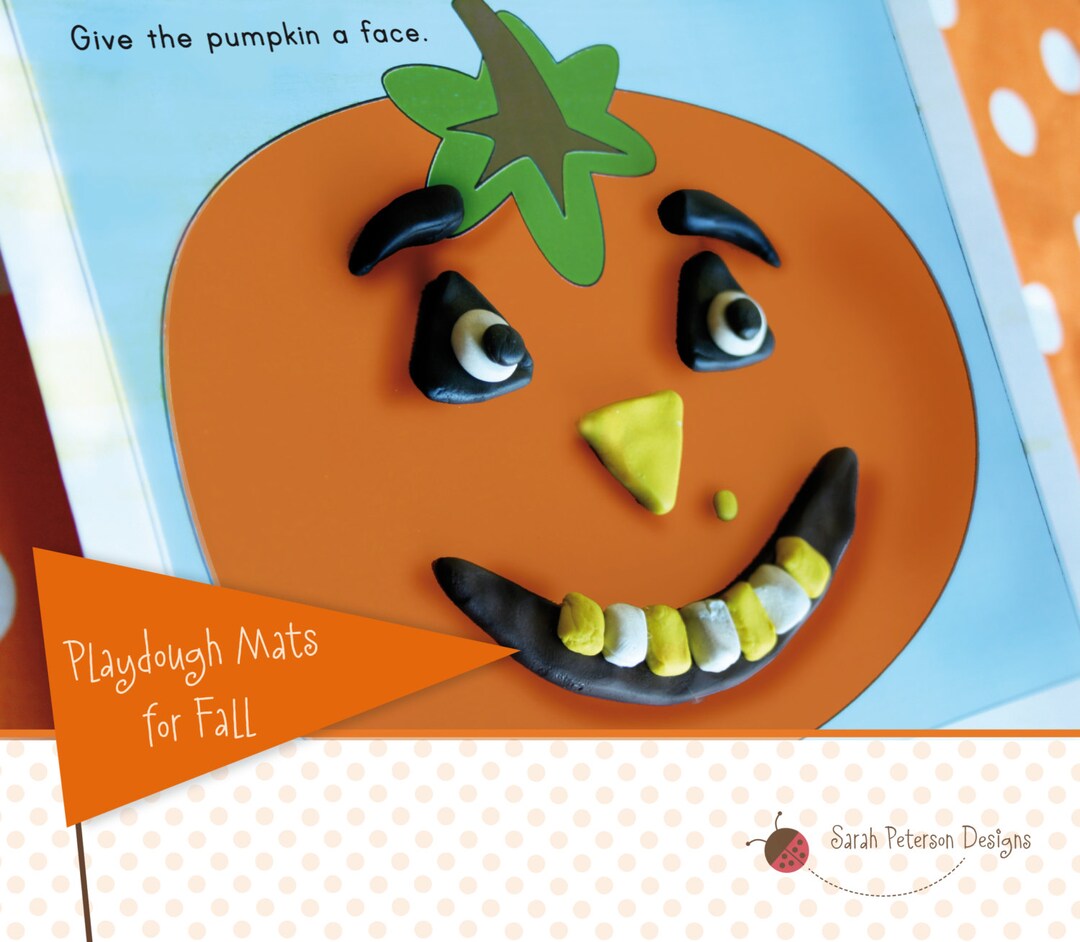 Fall Themed Play Dough Mats - Instant Download Printable - Etsy