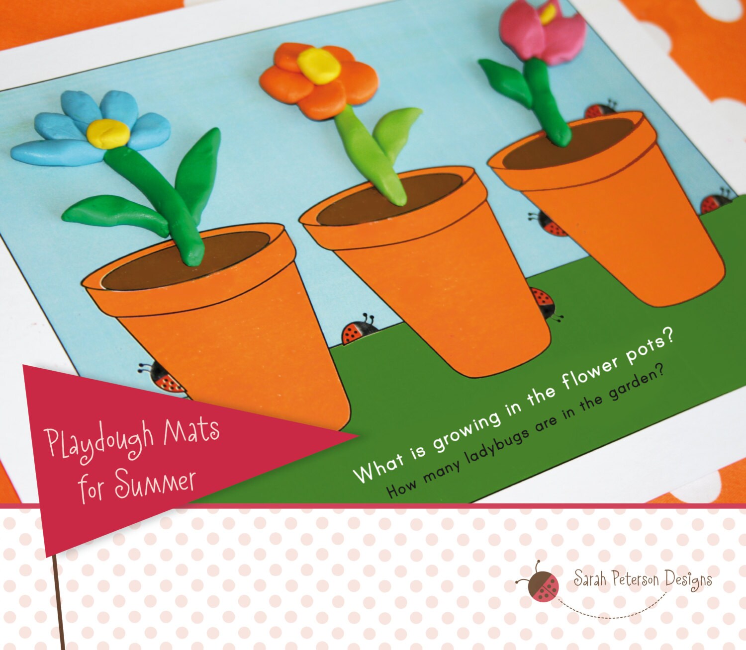 Summer Themed Play Dough Mats - Instant Download Printable - Etsy