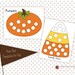 Fall Themed Pom Pom Templates - Instant Download Printable - Etsy