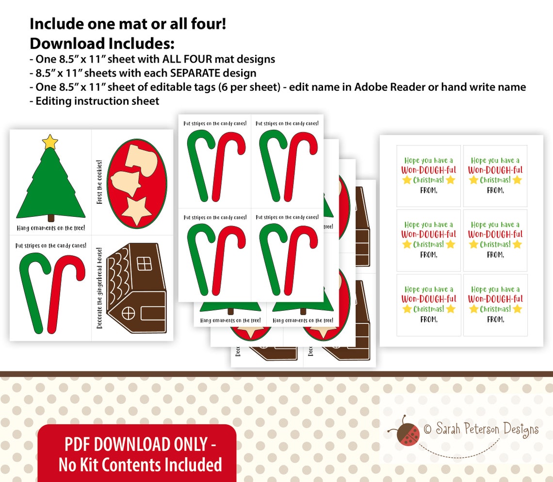 Instant Download PRINTABLE EDITABLE Mini Christmas Play - Etsy