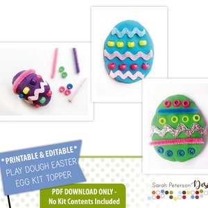 Instant Download PRINTABLE - EDITABLE - Make Your Own Play Dough ...