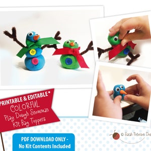 Instant Download PRINTABLE - EDITABLE Make Your Own "colorful Play ...