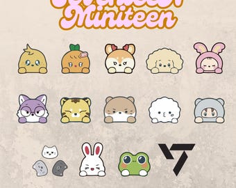 Seventeen Miniteen 13 Character 1 Set - Etsy