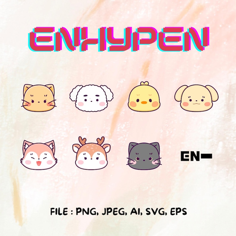 Enhypen 7 Character 1 Set - Etsy