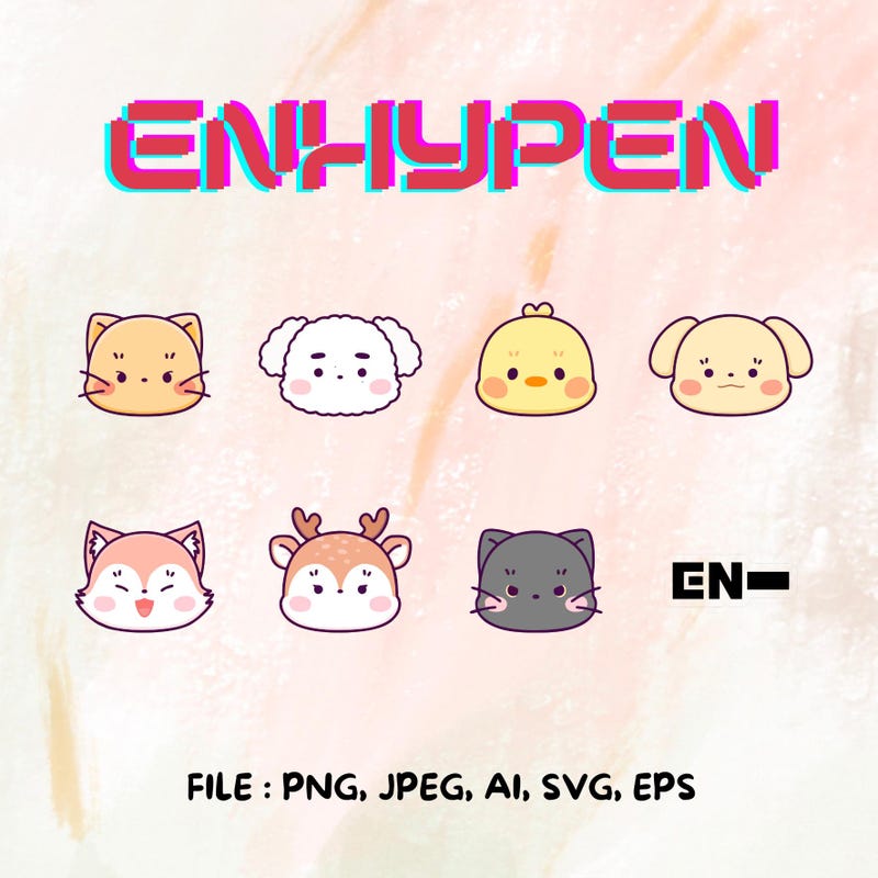 Enhypen Drawing - Etsy