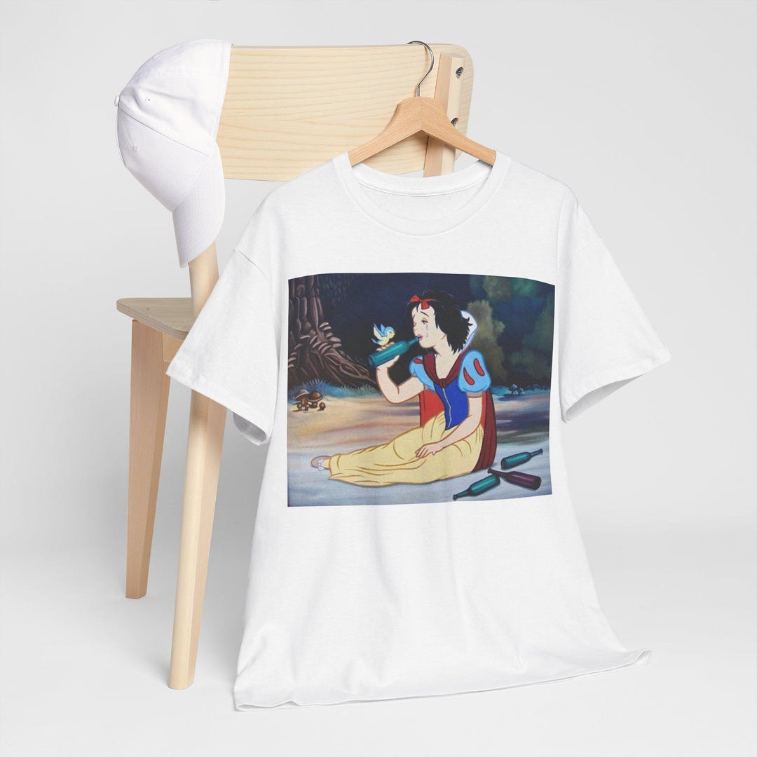 Snow White Drink Unisex Tee, Fashion Women's T-shirt Female Top Tees ...