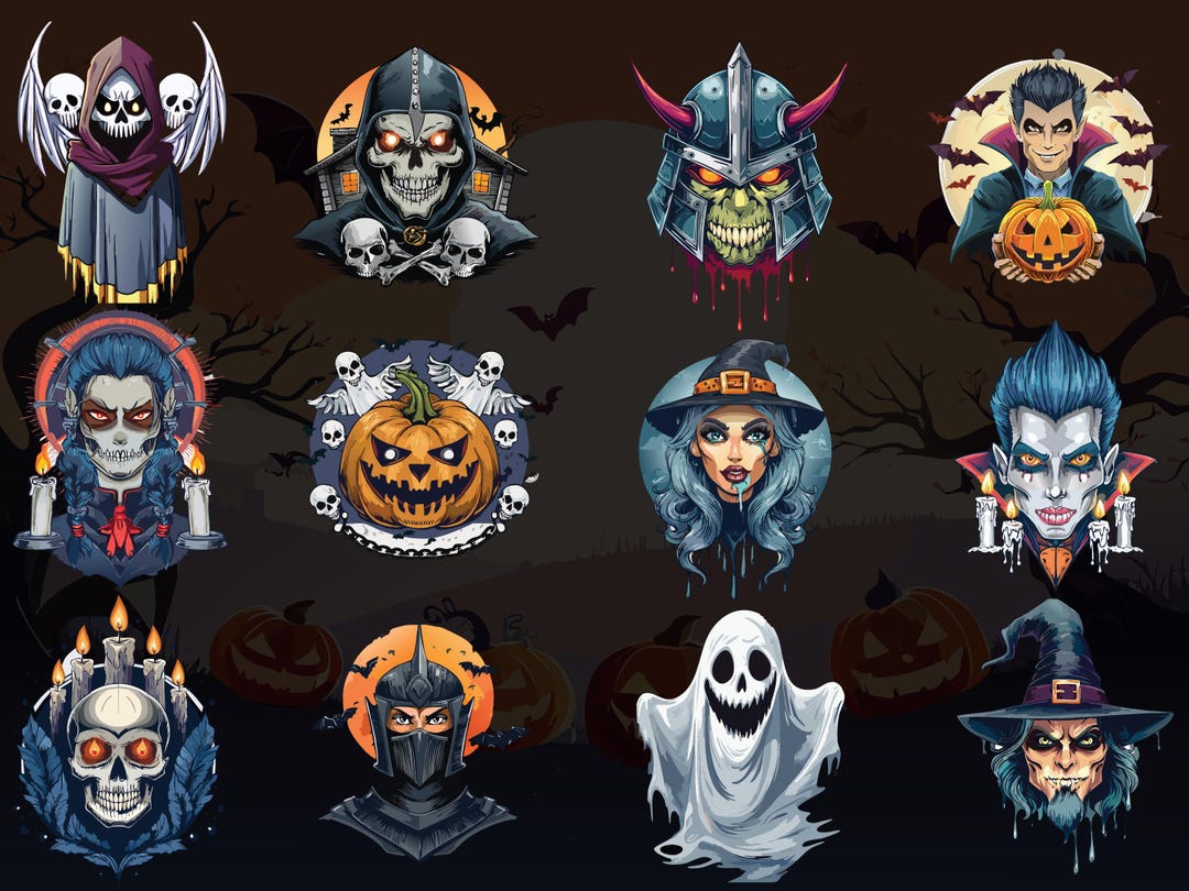 Spooky T-shirt Designs SVG Bundle - Witch, Vampire, Pumpkin - Halloween ...