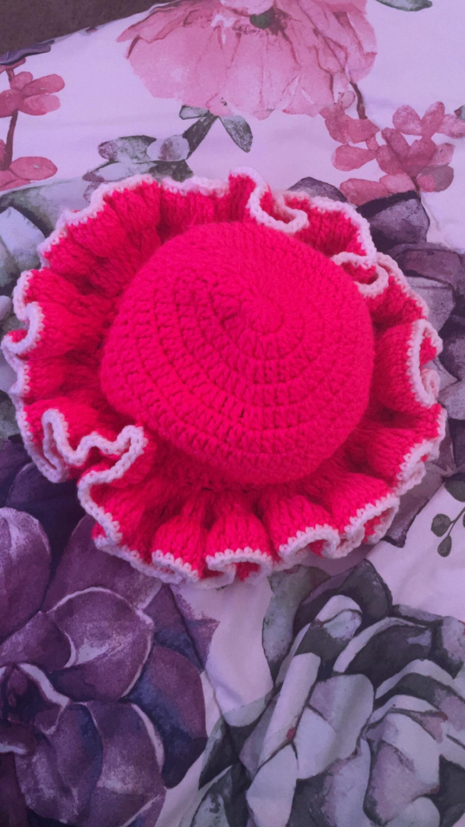 Cotton Candy Kiss Ruffle Hat ! - Etsy