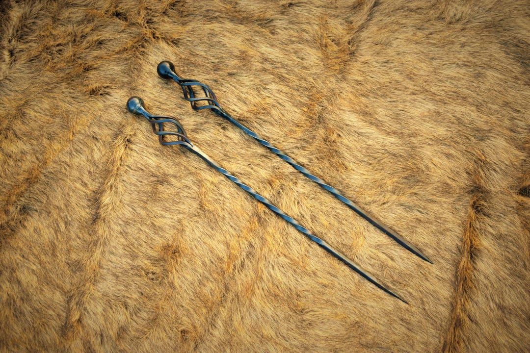 Custom Forged Medieval Long Toasting Fork | Twisted Fire Poker - Etsy