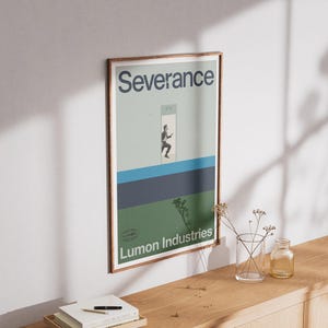 Severance Digital Art Print Set: 2 Mid-century Modern TV Show Posters ...