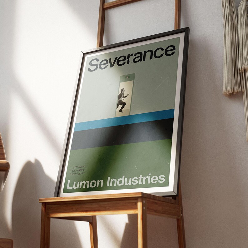 Severance Digital Art Print Set: 2 Mid-century Modern TV Show Posters ...