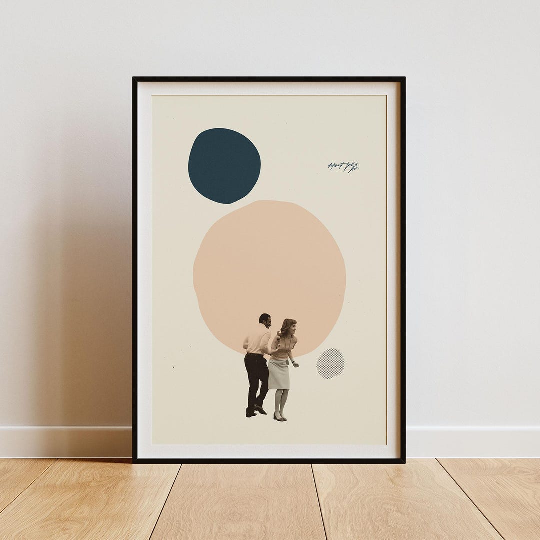 Defiant Jazz Severance Digital Art Print - Mid Century Modern Wall ...